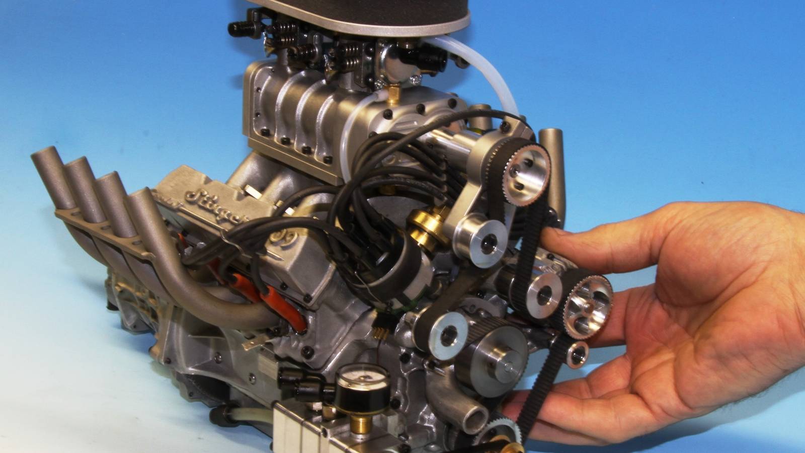 World's Smallest Supercharged V-8 Four-Stroke Engine Hits Production