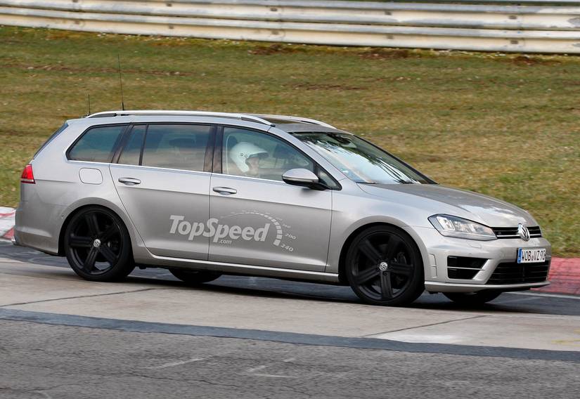 Spy Shots: Volkswagen Golf R Variant Caught Testing At Nurburgring