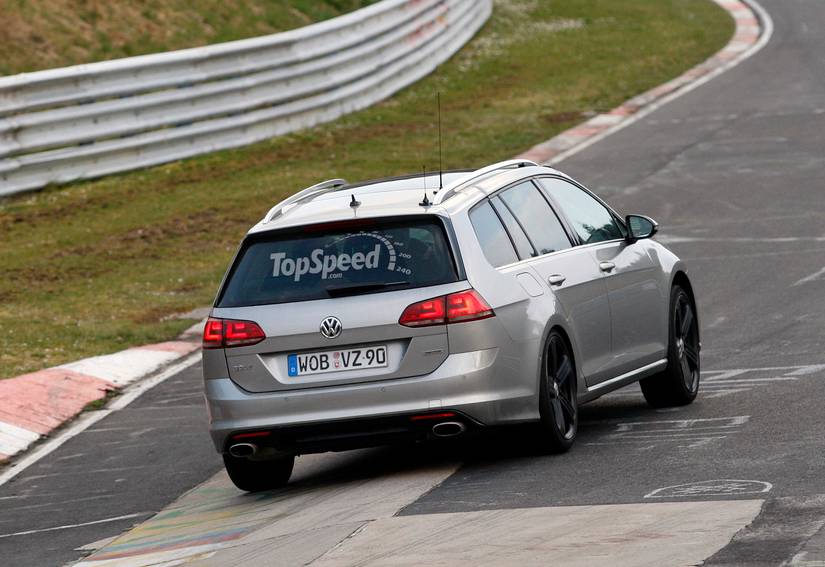 Spy Shots: Volkswagen Golf R Variant Caught Testing At Nurburgring