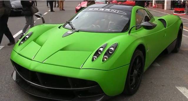 Video: Pagani Huayra Prototype 3 Looks Crazy in its New Green Wrap