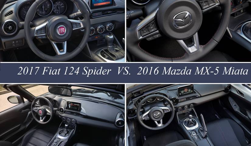 Fiat 124 Spider Vs. Mazda MX-5 Miata