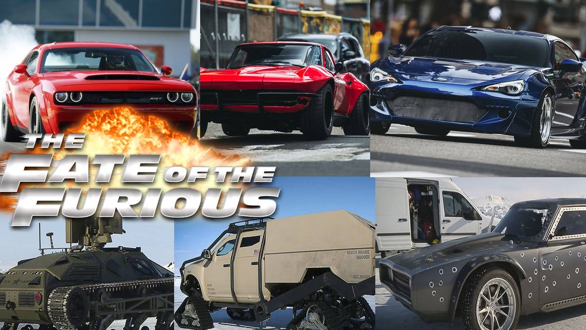 The 8 Great of Fate – the Cars of ‘The Fate of the Furious’