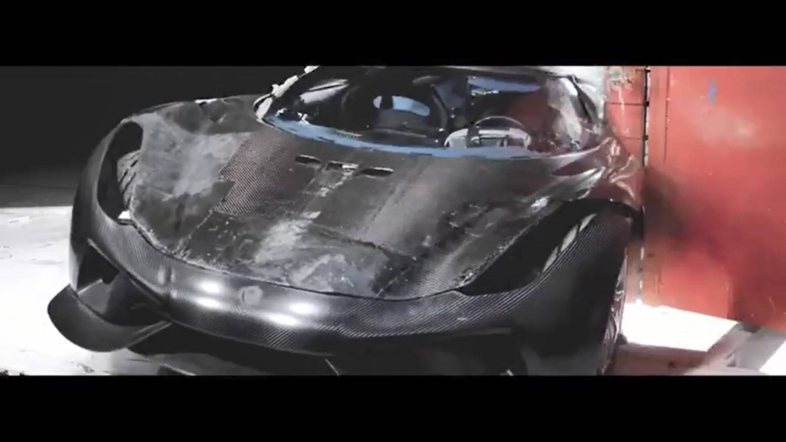 Amazing Video – Crash Testing A Koenigsegg Regera