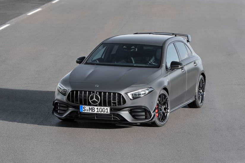The 2020 Mercedes-AMG A45 S is a lot quicker than the old AMG A45, but ...