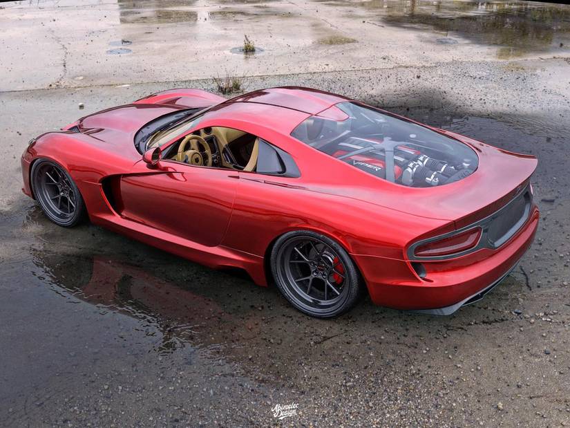 A New Mid-Engine Dodge Viper Rendering Will Make Even Haters Pray for a ...