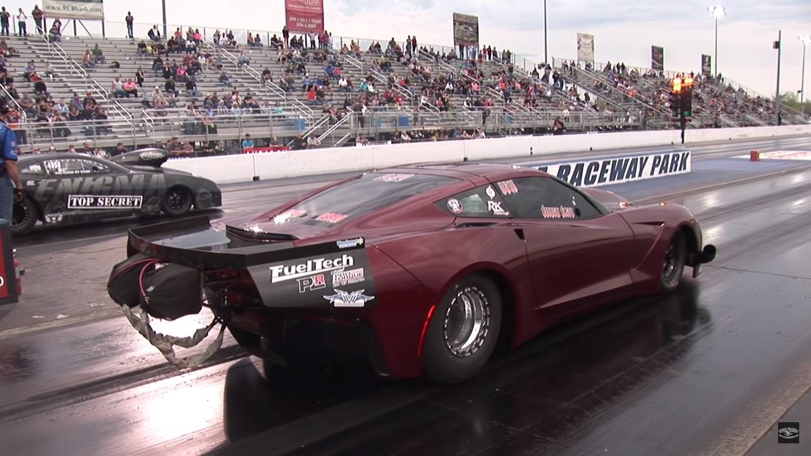 Watch a 4,000-Horsepower Corvette Defy Gravity on the Drag Strip