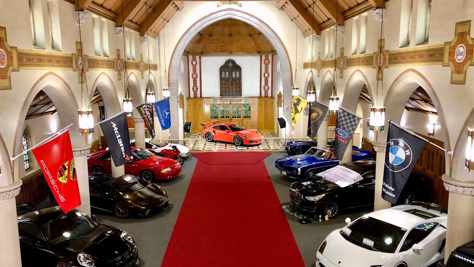 The Holy Grail Garage Is Literally Automotive Heaven on Earth In a Church