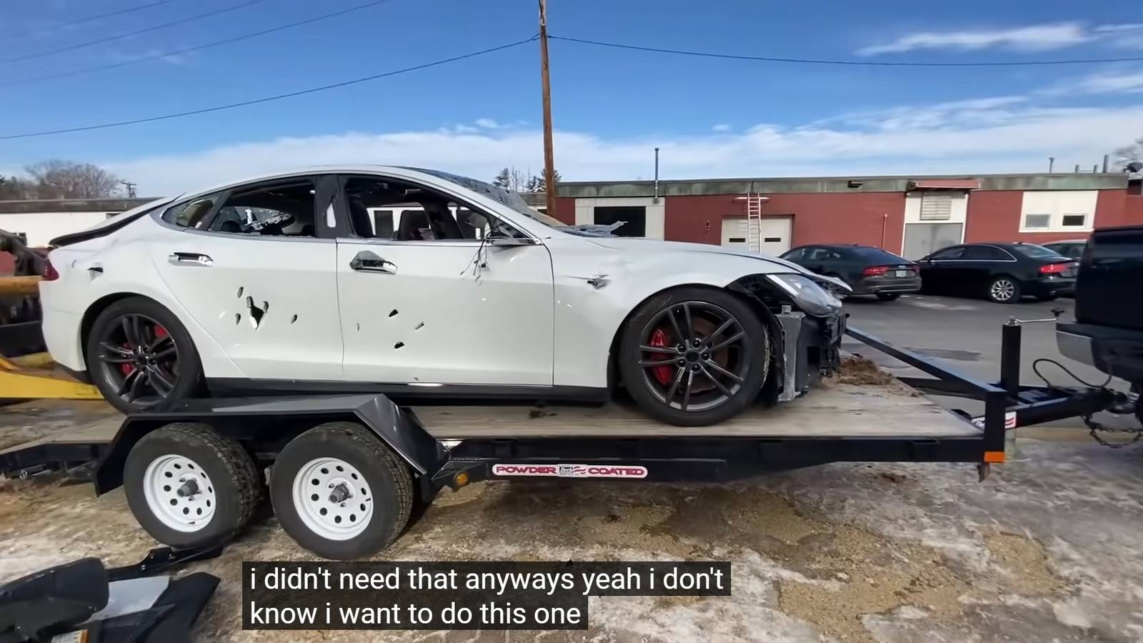 The World's First V-8-Swapped Tesla Model S Is In The Works