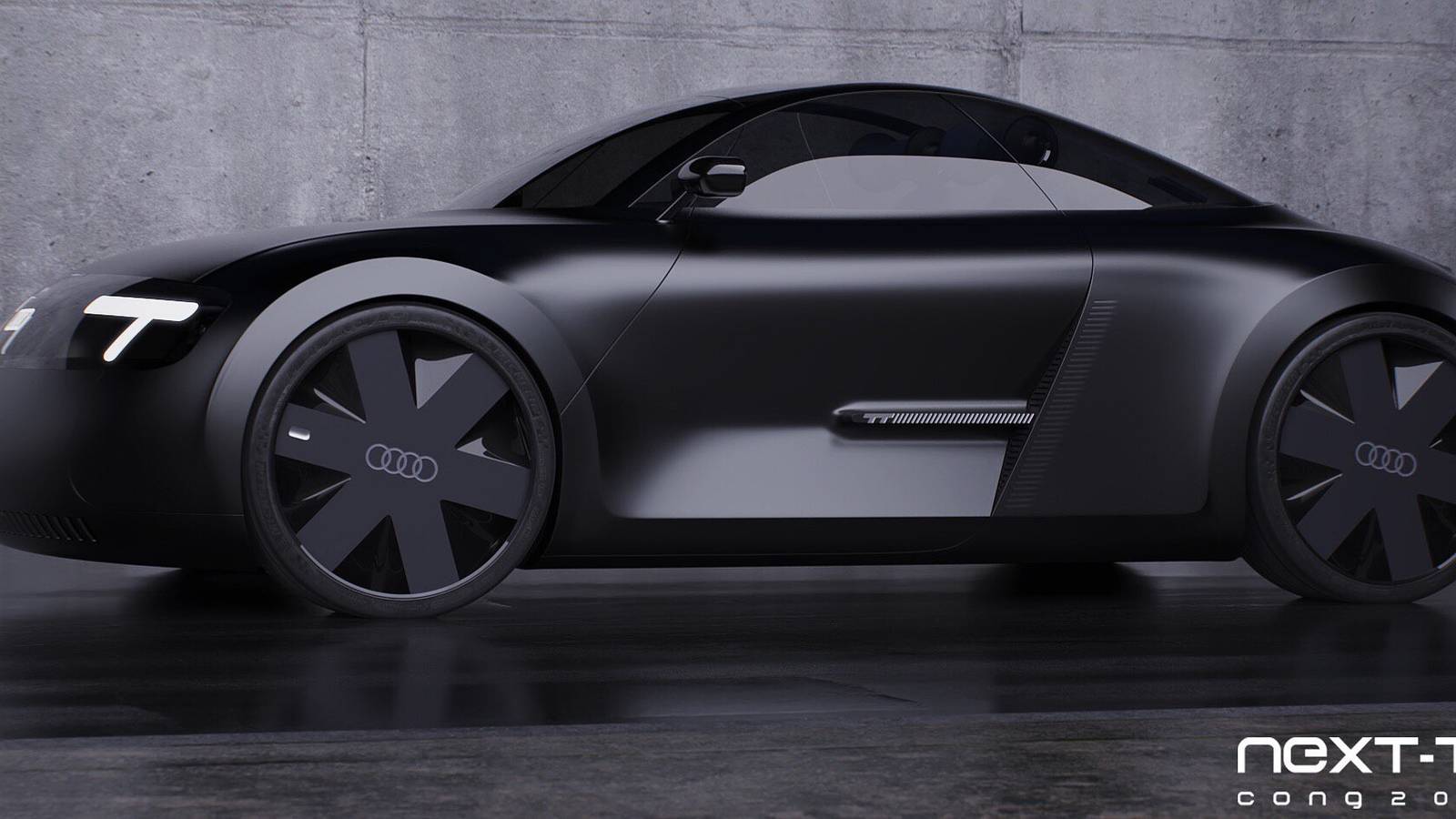 This Rendering Concept Predicts The Audi TT’s Electric Future