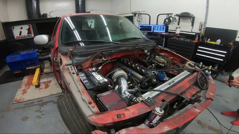 Hoonigan's 2JZ Supra-Swapped Ford F-150 Frightening Has Sprung to Life
