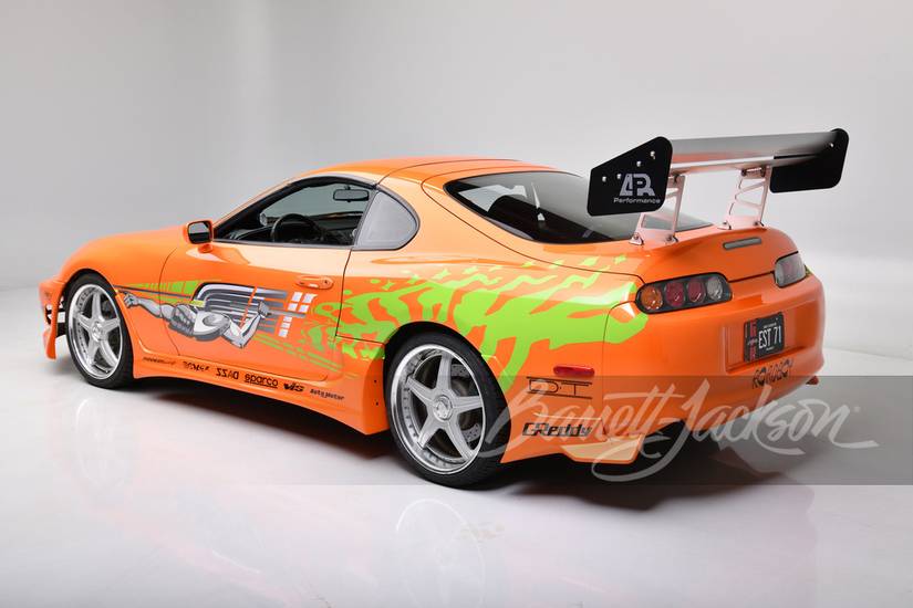 Paul Walker's '10-second' Orange Supra Fetched $550,000 At Auction!