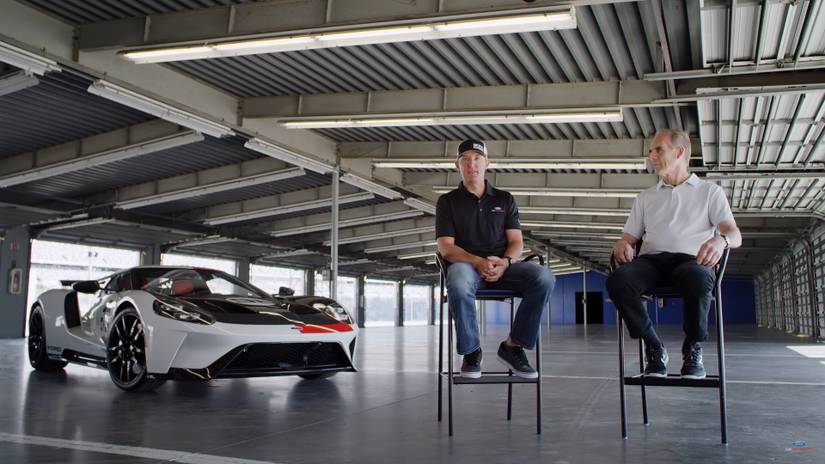 Ken Miles' Son Takes the Ford GT 40 Heritage Edition Around Daytona