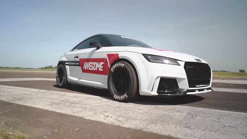 A Highly Modified Audi TTRS Picks On a 1,000 Horsepower Nissan GT-R