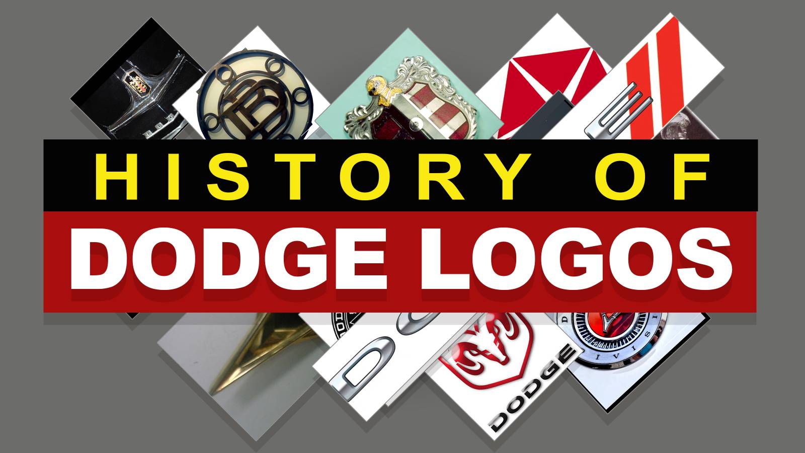 History of Dodge Logos