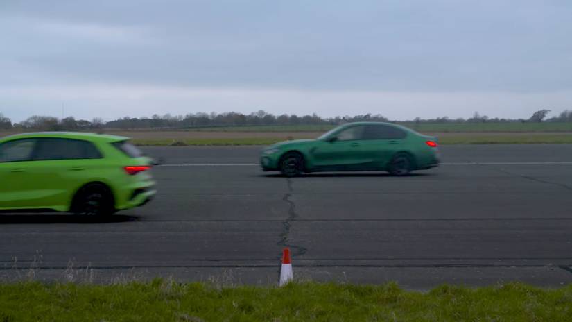 Audi RS3 vs BMW M3 Competition – This Drag Race Had No Business Being ...