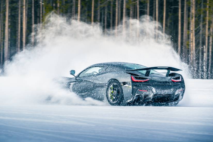 Rimac Nevera Plays In Snow One Last Time Before Customer Deliveries ...