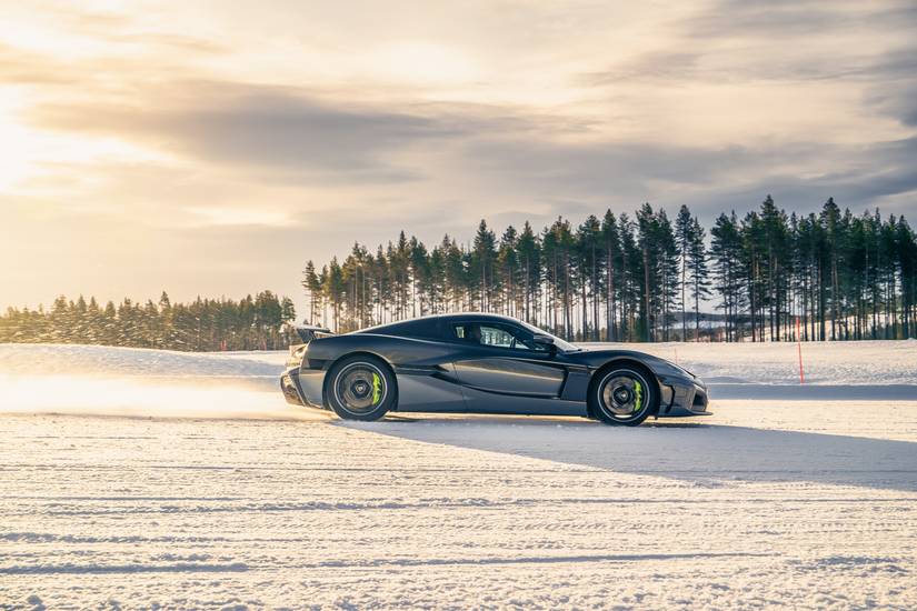 Rimac Nevera Plays In Snow One Last Time Before Customer Deliveries ...