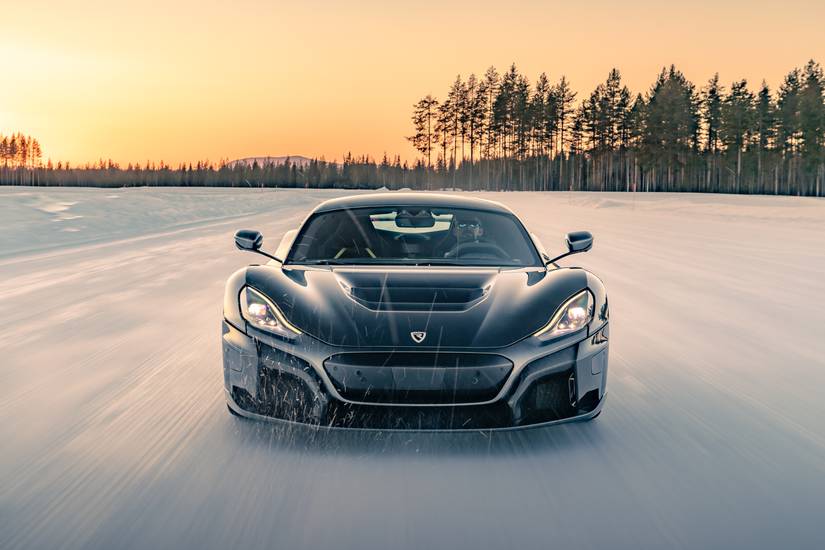 Rimac Nevera Plays In Snow One Last Time Before Customer Deliveries ...