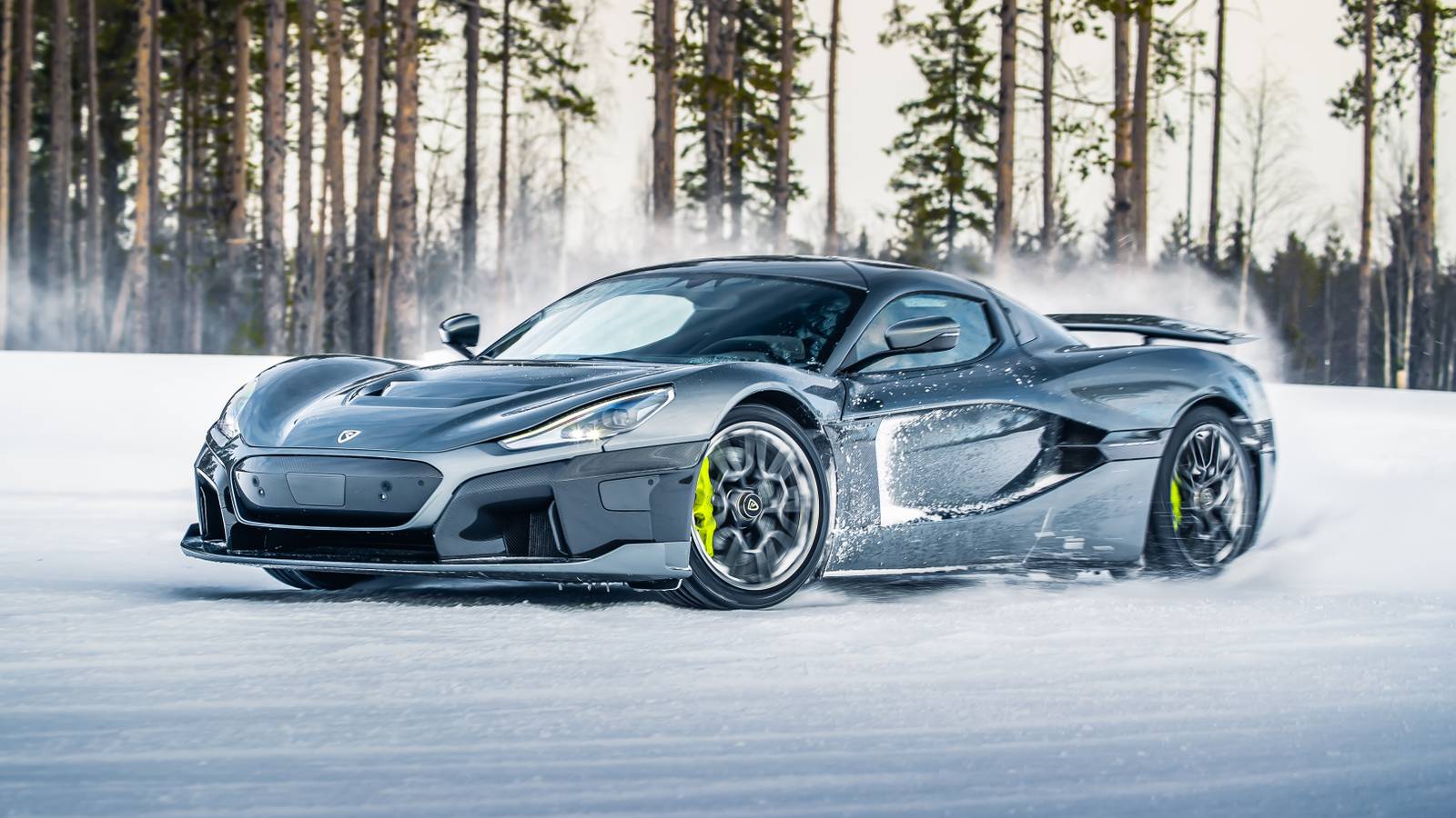 Rimac Nevera Plays In Snow One Last Time Before Customer Deliveries ...