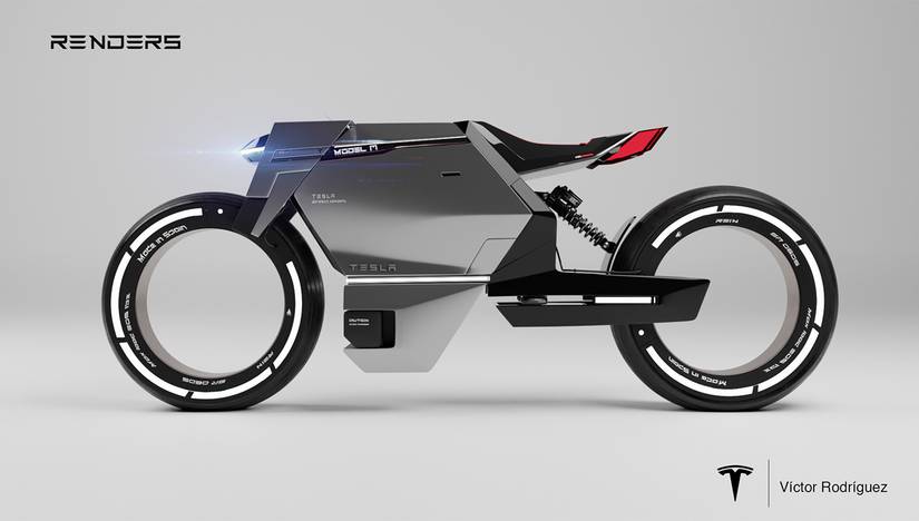 The Model M: A Cybertruck-Inspired Tesla Motorcycle That You Just Can't ...