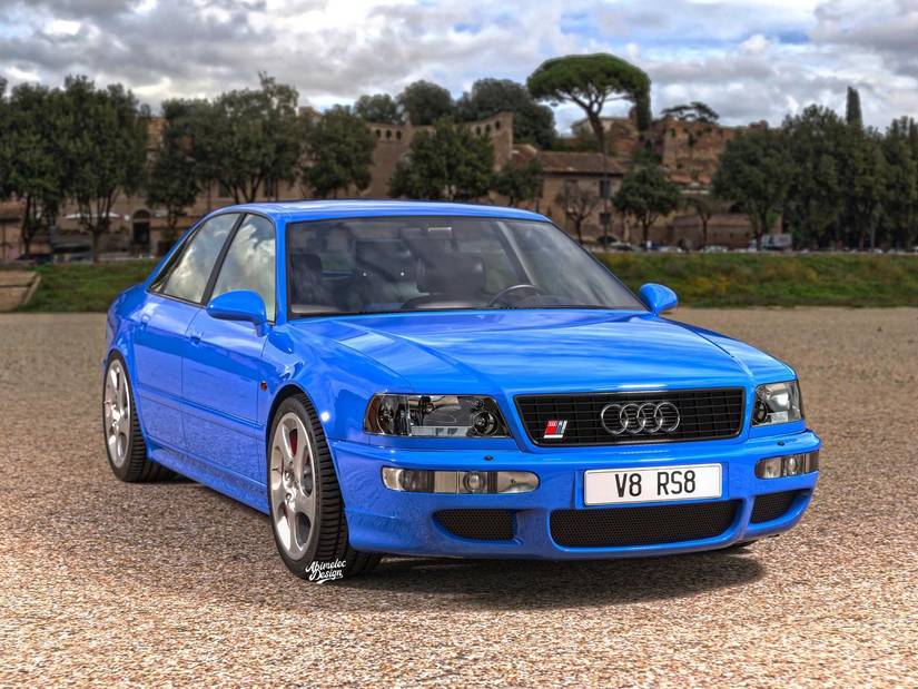 Here's The 90s-Era Audi RS8 That The World Deserved