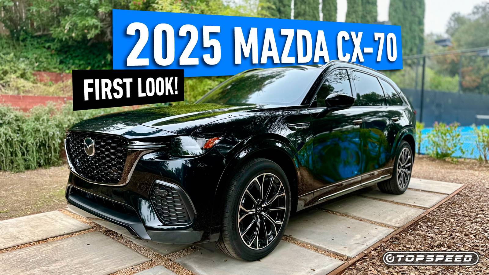 First Look: 2025 Mazda CX-70 PHEV Bows With A New Take On The Brand's ...
